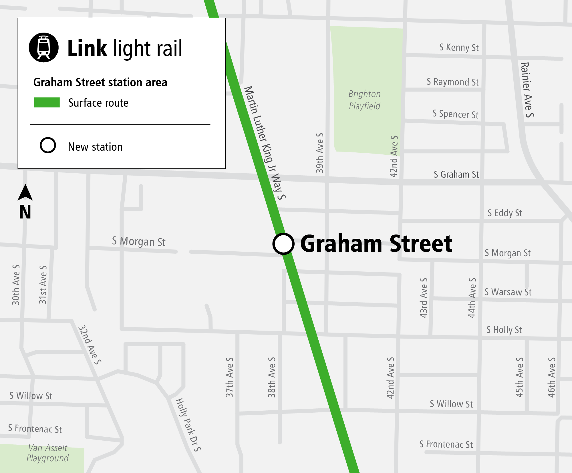 Graham Street Station | Project map and summary | Sound Transit