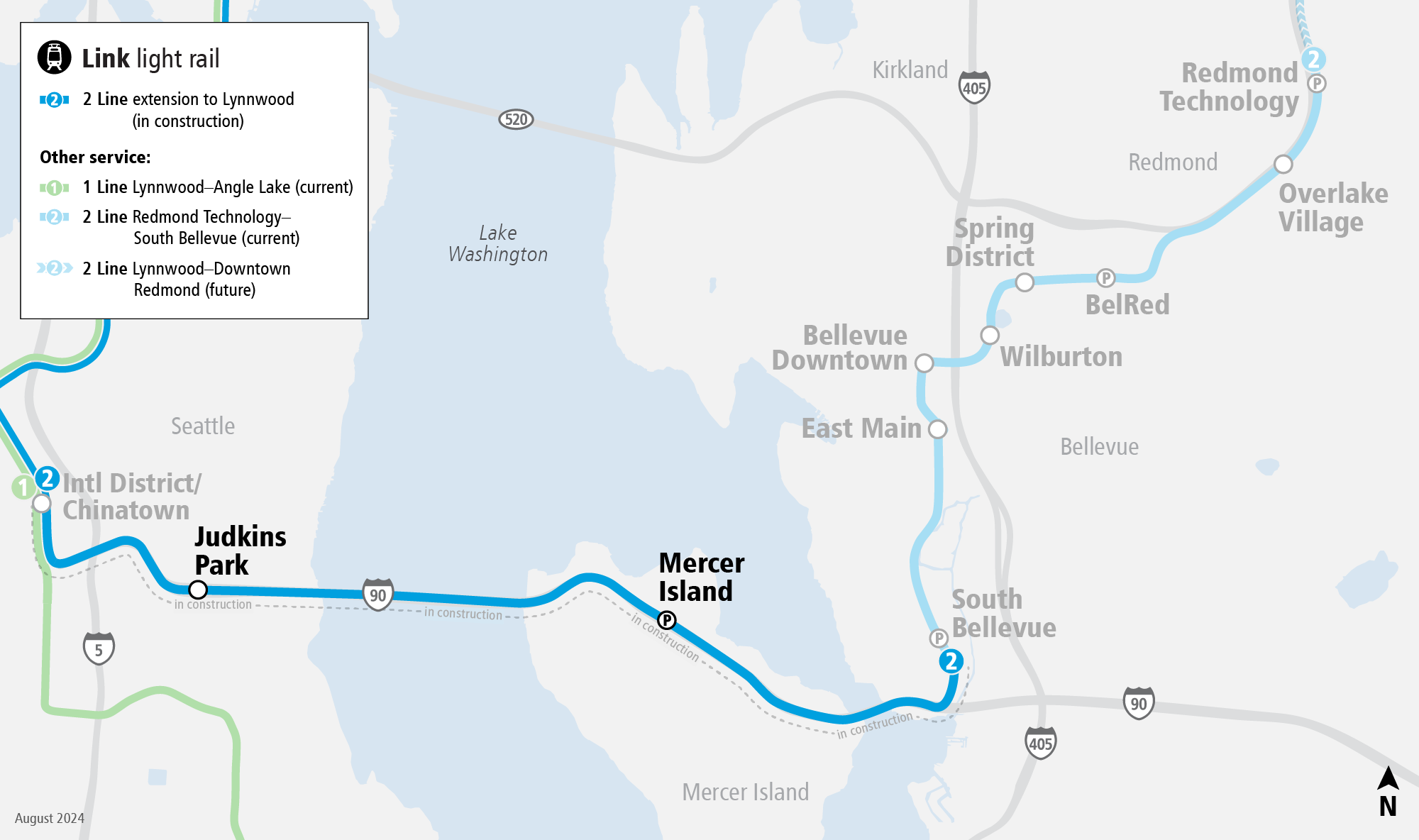 East Link Extension | Project map and summary | Sound Transit