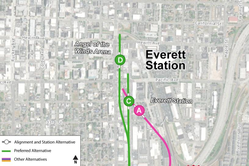 Everett Link Extension | Project map and summary | Sound Transit