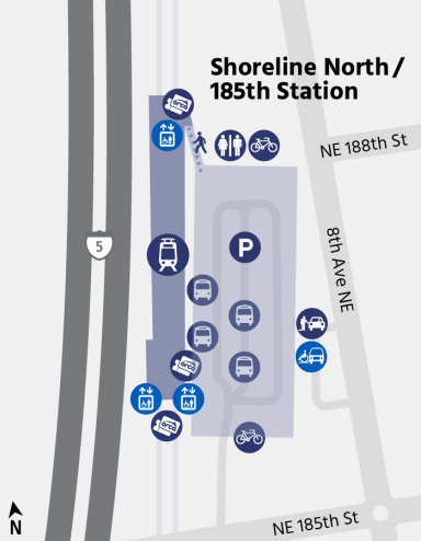Shoreline North/185th Station | Sound Transit