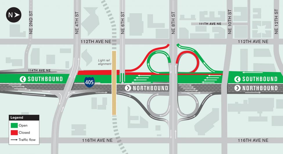 Upcoming weekend directional closures coming to I-405 in downtown ...