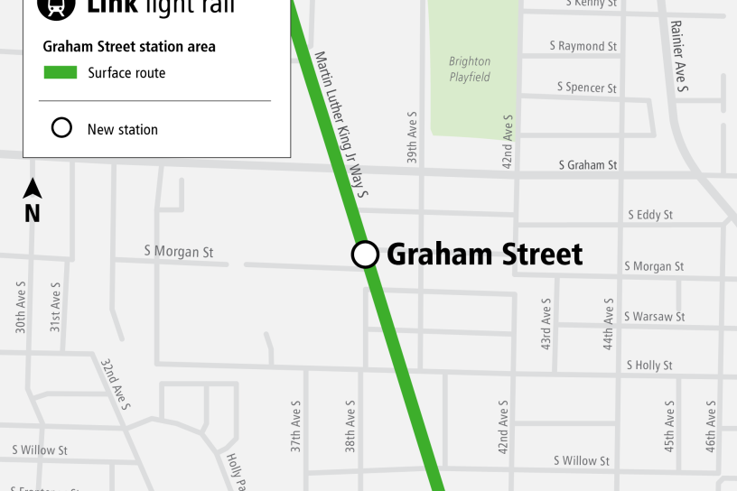 Graham Street Station | Project map and summary | Sound Transit